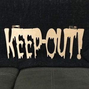 Artminds | Holiday | Artminds Keep Out Diy Halloween Signnwt | Poshmark